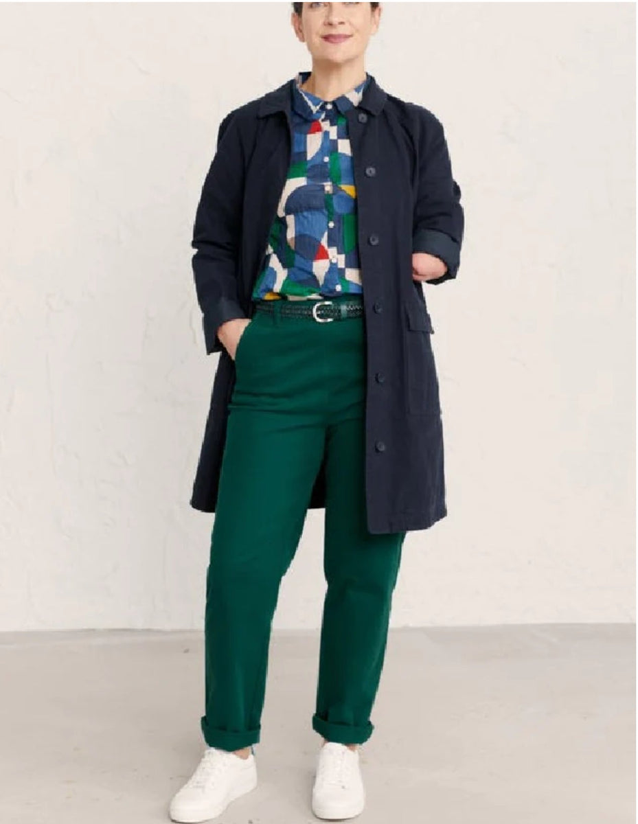 Pants Women: Seasalt Cornwall Waterdance Trouser - Dark Fern – Monty & Moo