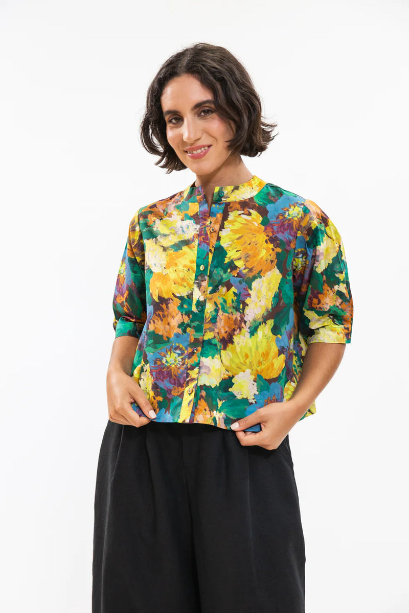 Eva Sunday Loretta Top - Artists Bouquet (Liberty Tana Lawn) – Monty & Moo
