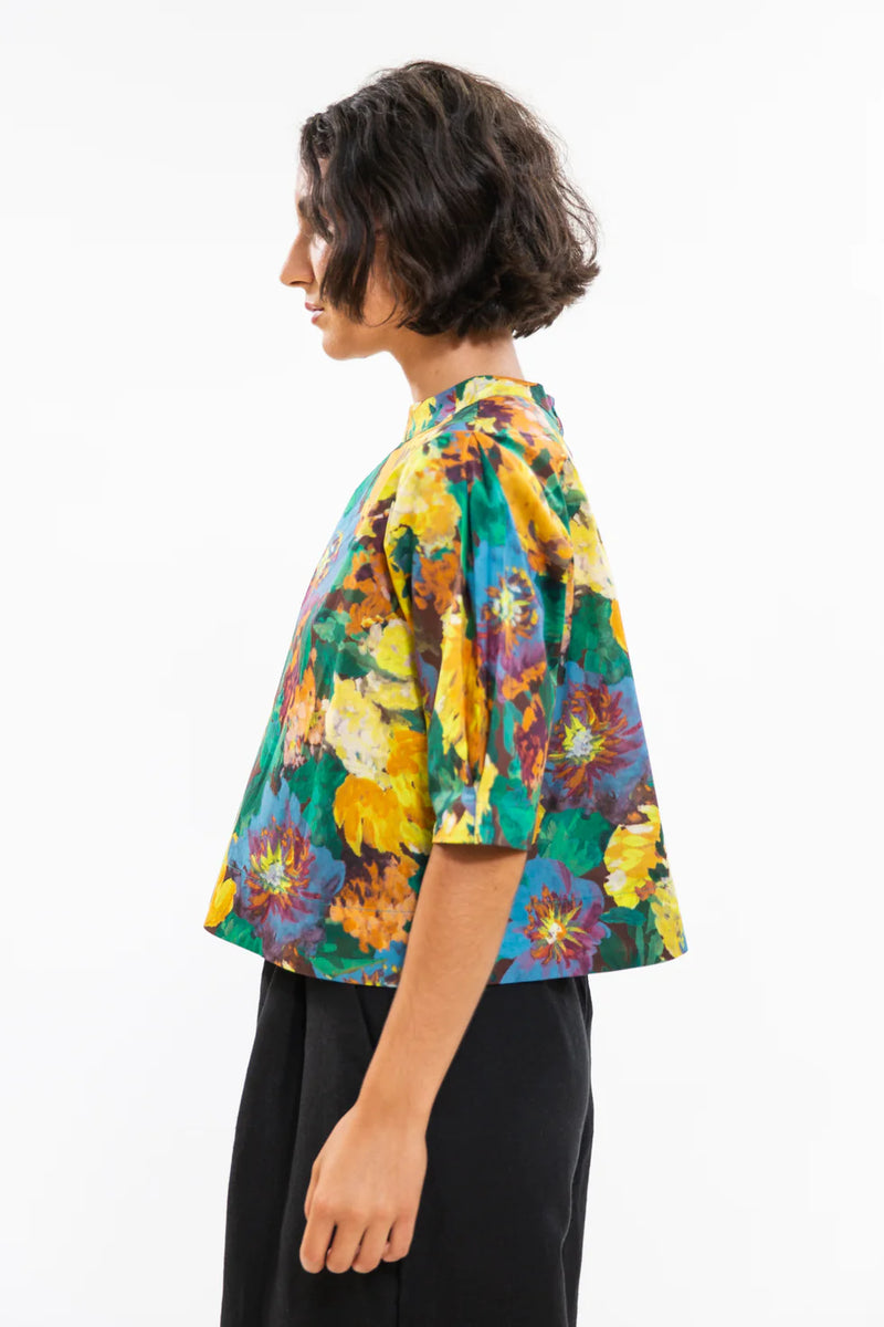 Eva Sunday Loretta Top - Artists Bouquet (Liberty Tana Lawn) – Monty & Moo