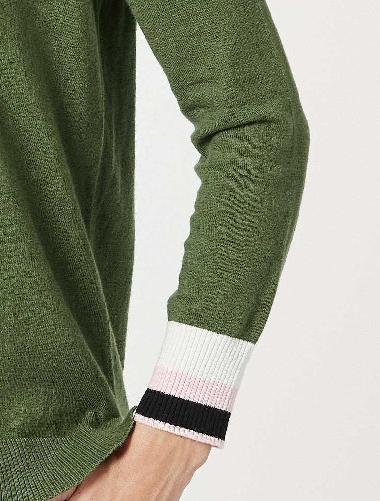 Gordon Smith Harvard Jumper - Khaki – Monty & Moo