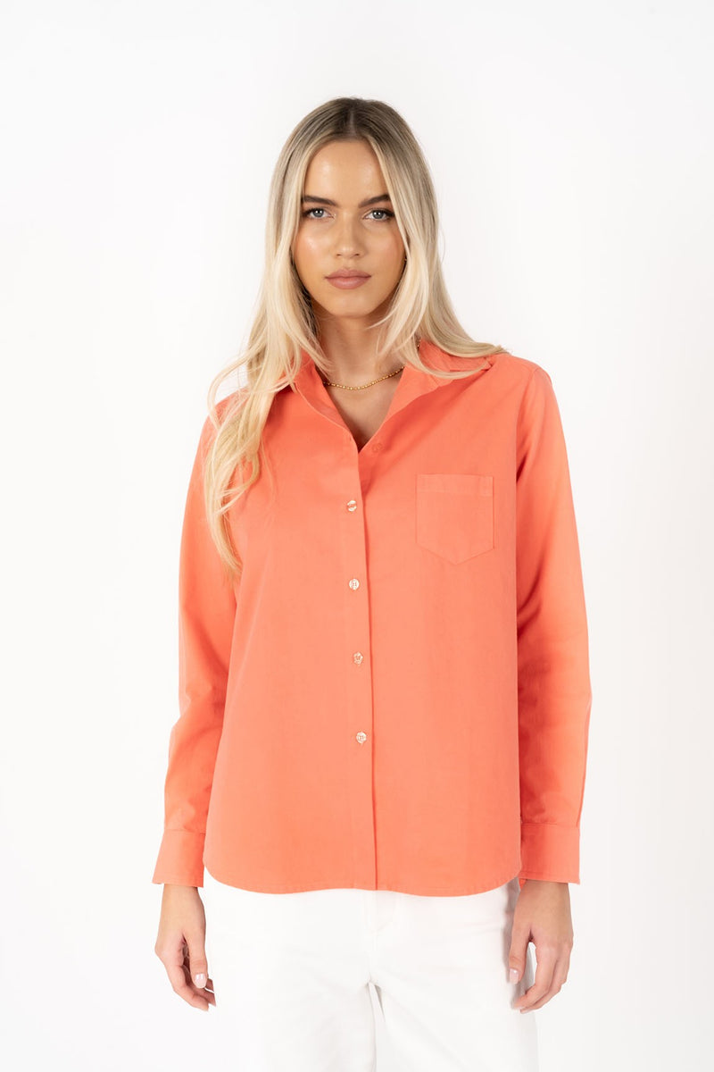 Humidity Boyfriend Shirt | 100% Cotton | Vibrant Colors – Monty & Moo