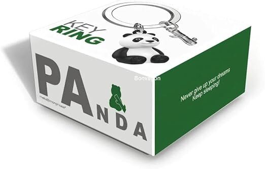 MetalMorphose Keyring - Panda – Monty & Moo