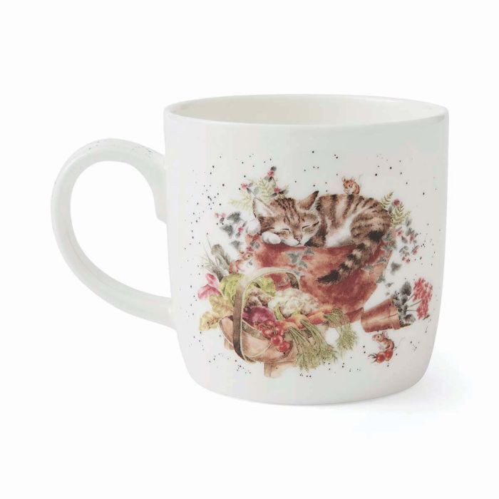 Royal Worcester Wrendale Mug - Sleeping on the Job – Monty & Moo