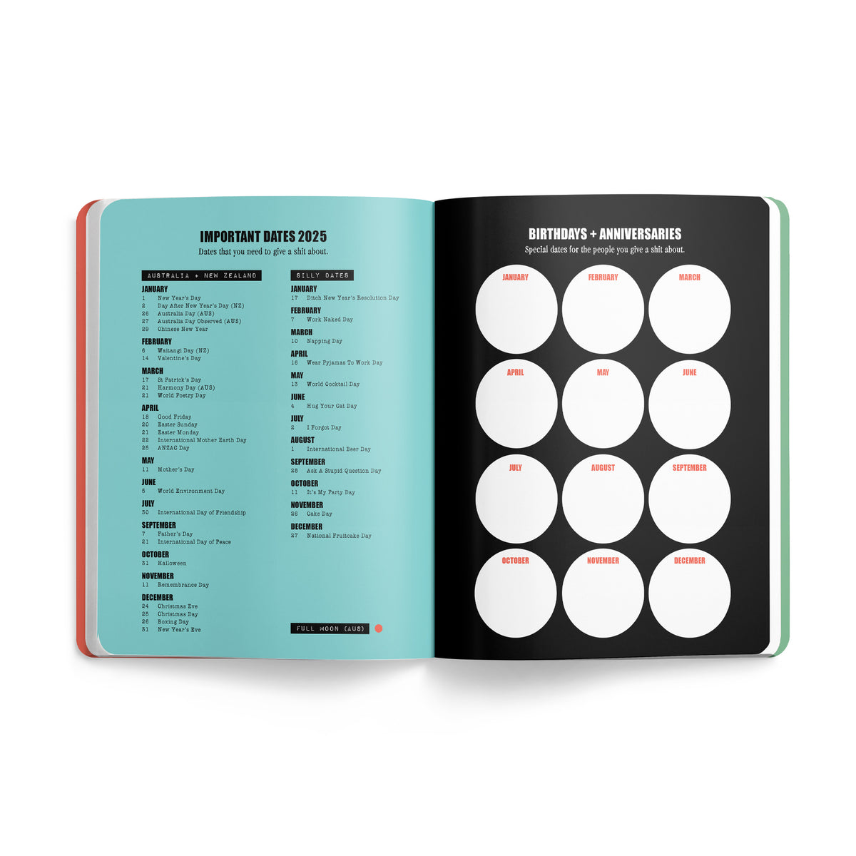 Defamations Diary 2025 – Monty & Moo