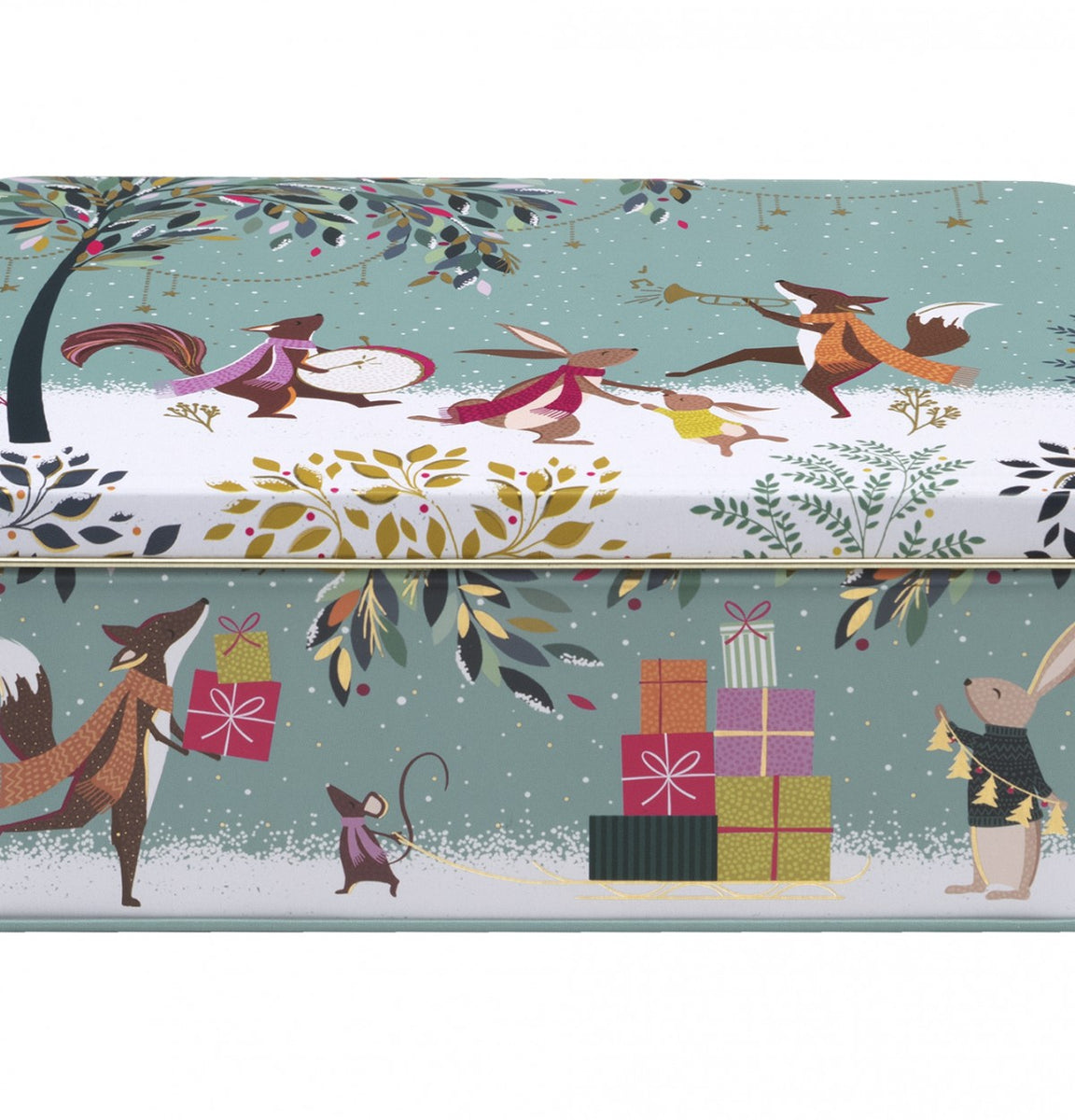 Sara Miller Woodland Tales Merry Band Biscuit Tin – Monty & Moo