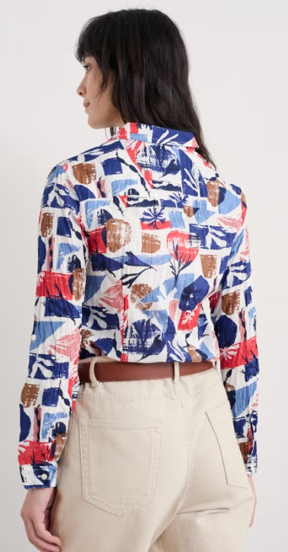 Seasalt Cornwall Larissa Shirt - Marine Forms Chalk – Monty & Moo