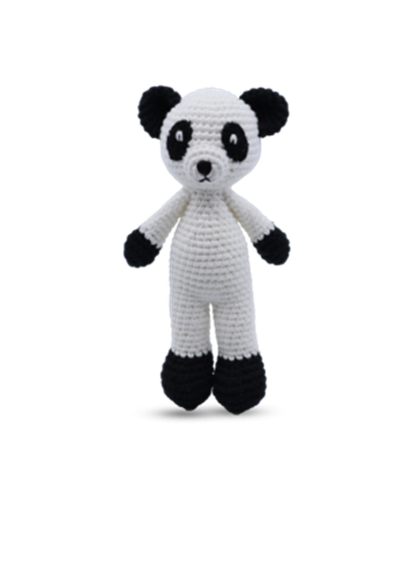 Snuggle Buddies Cotton Knit Teddy - Panda Bear – Monty & Moo